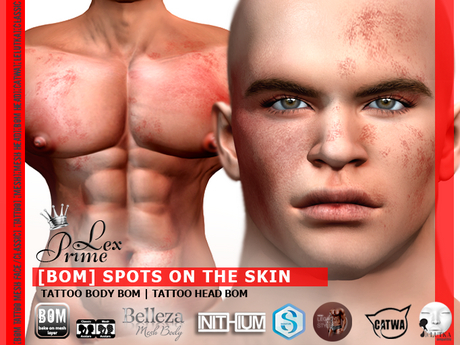 Second Life Marketplace - ♕ Lex.Prime - [BoM] Spots On The Skin